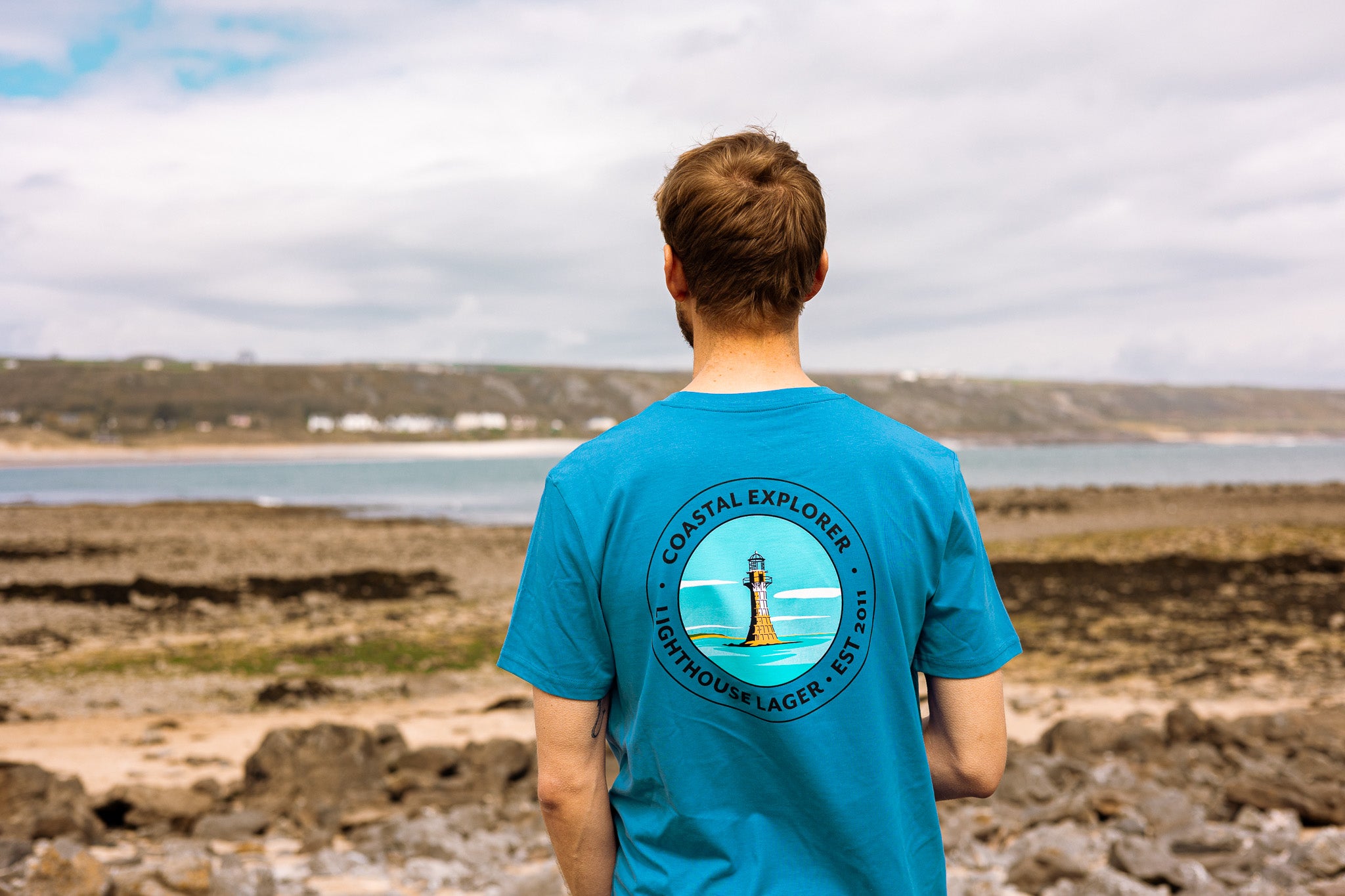 Lighthouse Lager Tee – Gower Brewing Company Limited