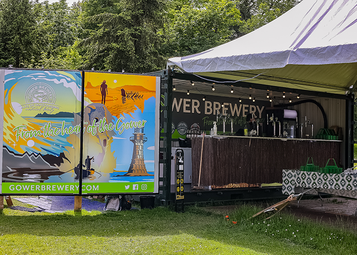 Container Bar Hire | Gower Brewery | Rent a Brewery With Ale & Beer ...