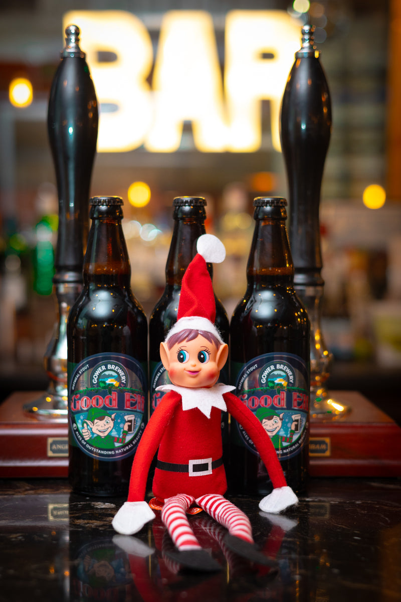 Good Elf Oatmeal Stout | Gower Brewery | 4.8% – Gower Brewing Company ...