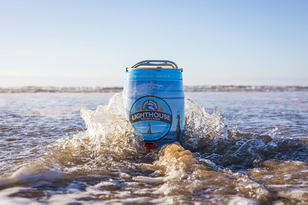Lighthouse Lager Mini Keg | Gower Brewery | Award Winning Beer | 4.5% ...