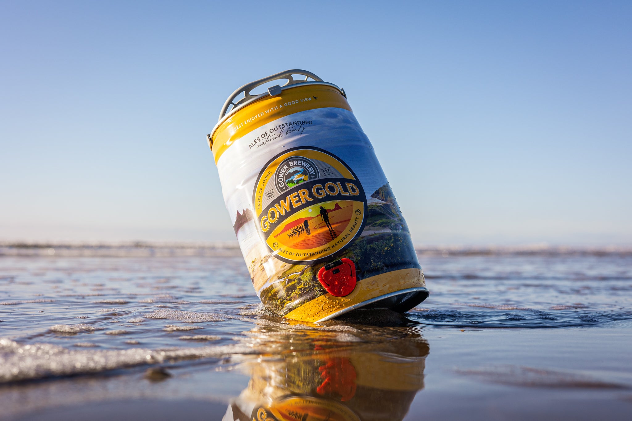 Gower Gold Mini Keg | Gower Brewery | Award Winning Welsh Ale | 4.5% ...