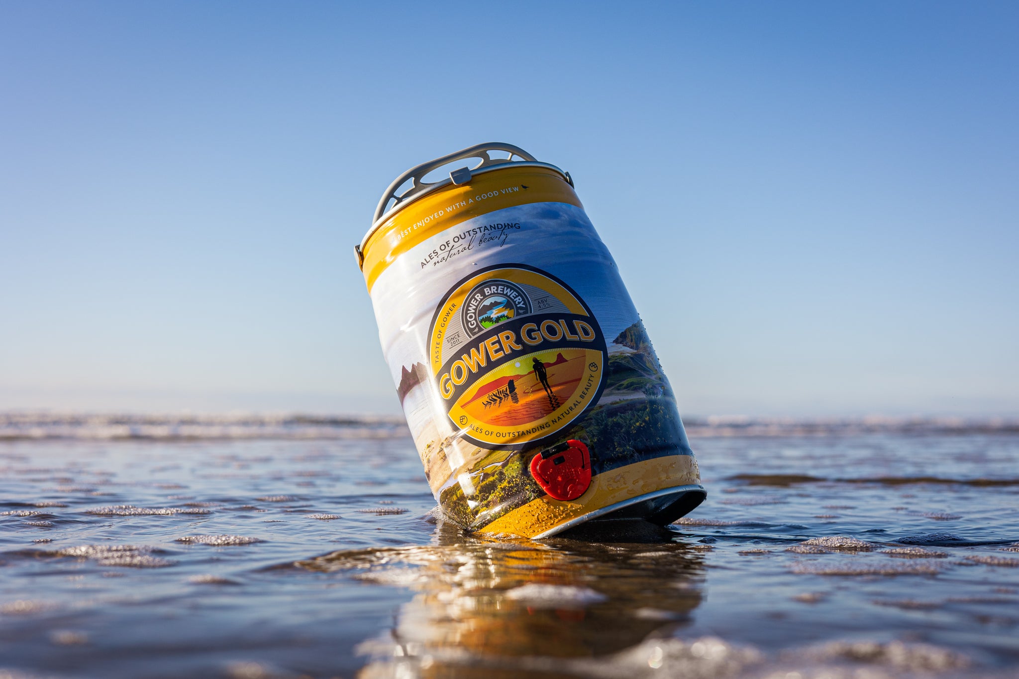 Gower Gold Mini Keg | Gower Brewery | Award Winning Welsh Ale | 4.5% ...