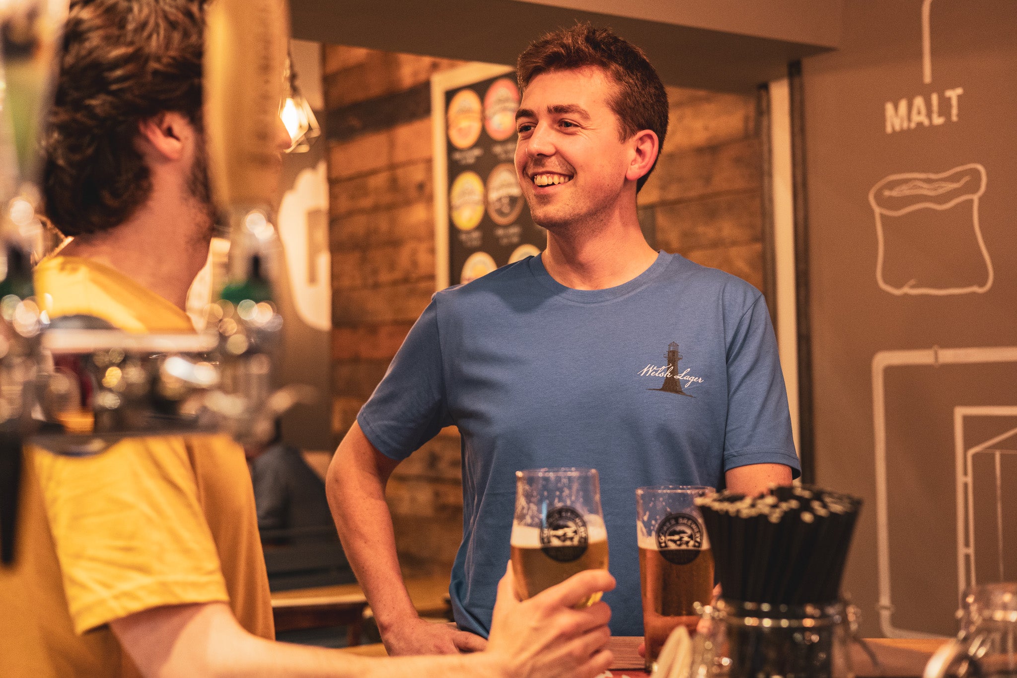 Lighthouse Lager Tee – Gower Brewing Company Limited