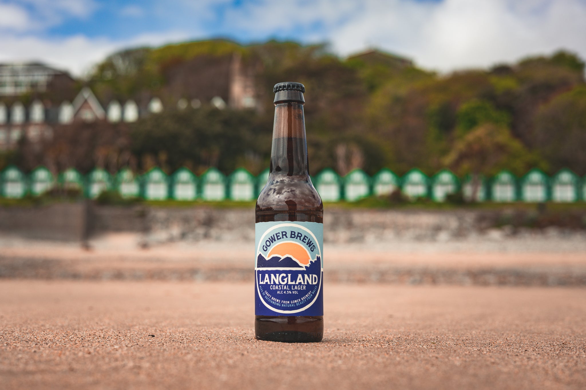 Langland Welsh Lager | Gower Brewery | Famous Welsh Craft Beer | 4.5% ...
