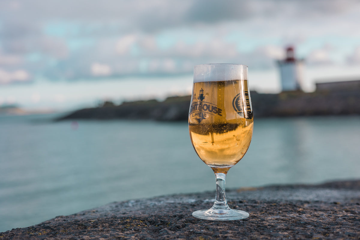 Lighthouse Lager Glass | Gower Brewery | Beer Accessories – Gower ...