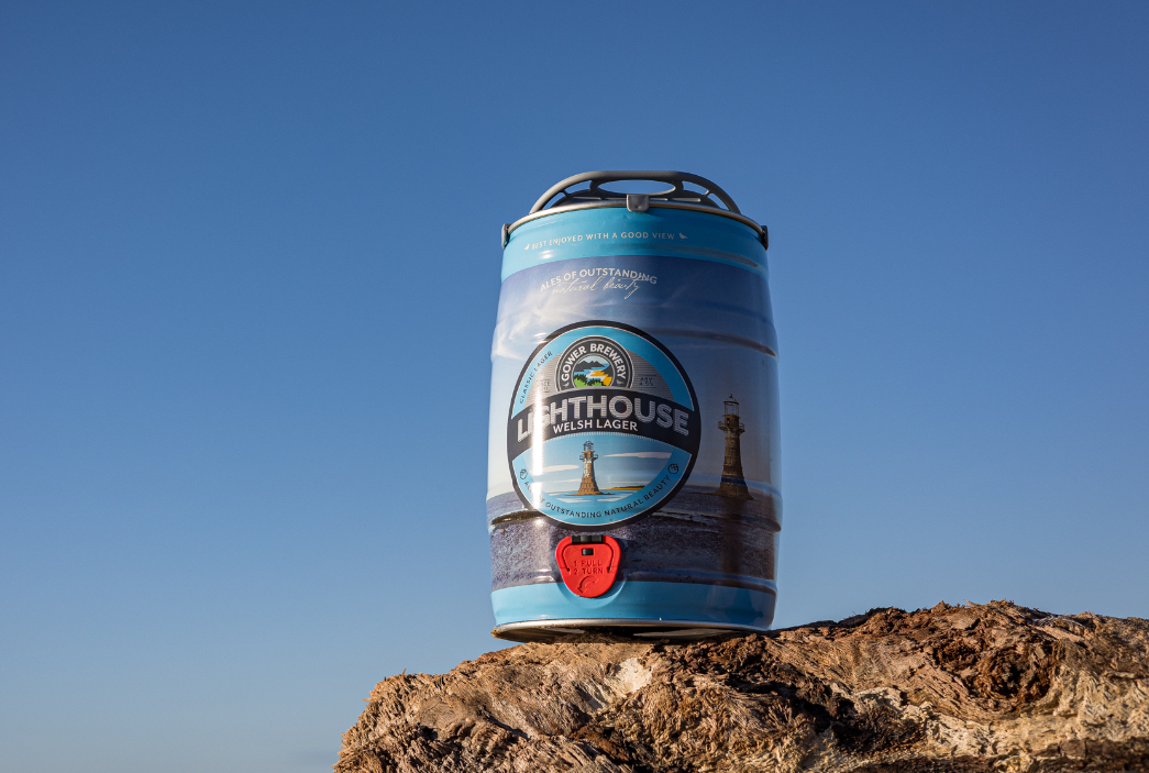 Lighthouse Lager Mini Keg | Gower Brewery | Award Winning Beer | 4.5% ...